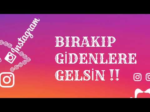 BIRAKIP GİDENLERE GELSİN...  İNSTAGRAM SÖZLERİ