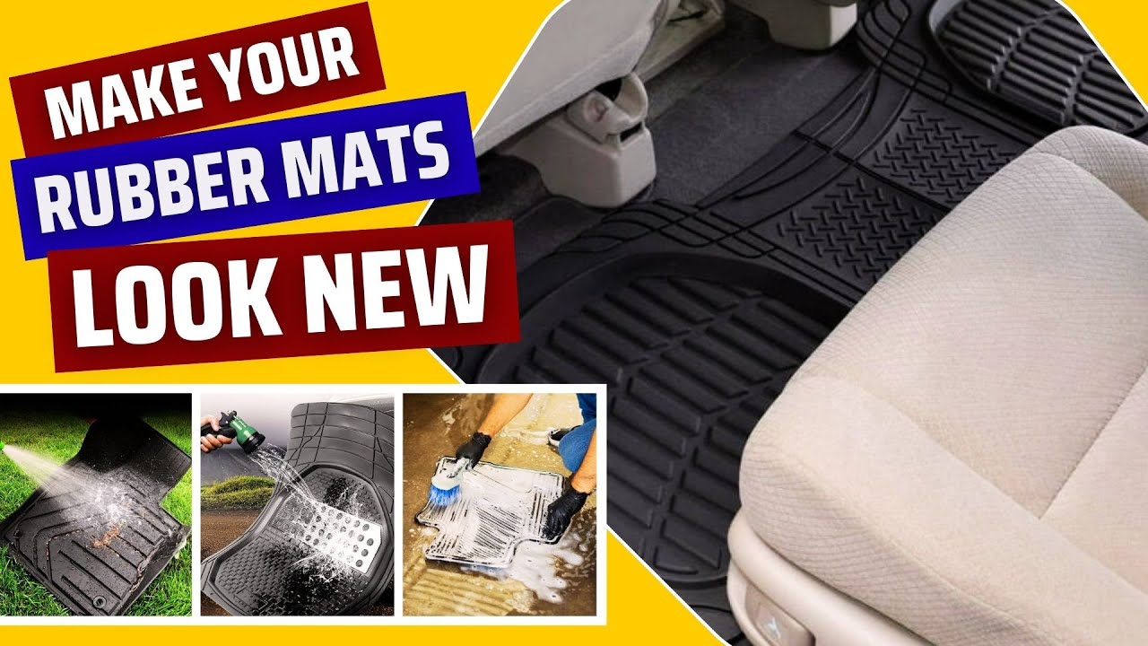 How to Clean Rubber Car Floor Mats At Home - YouTube