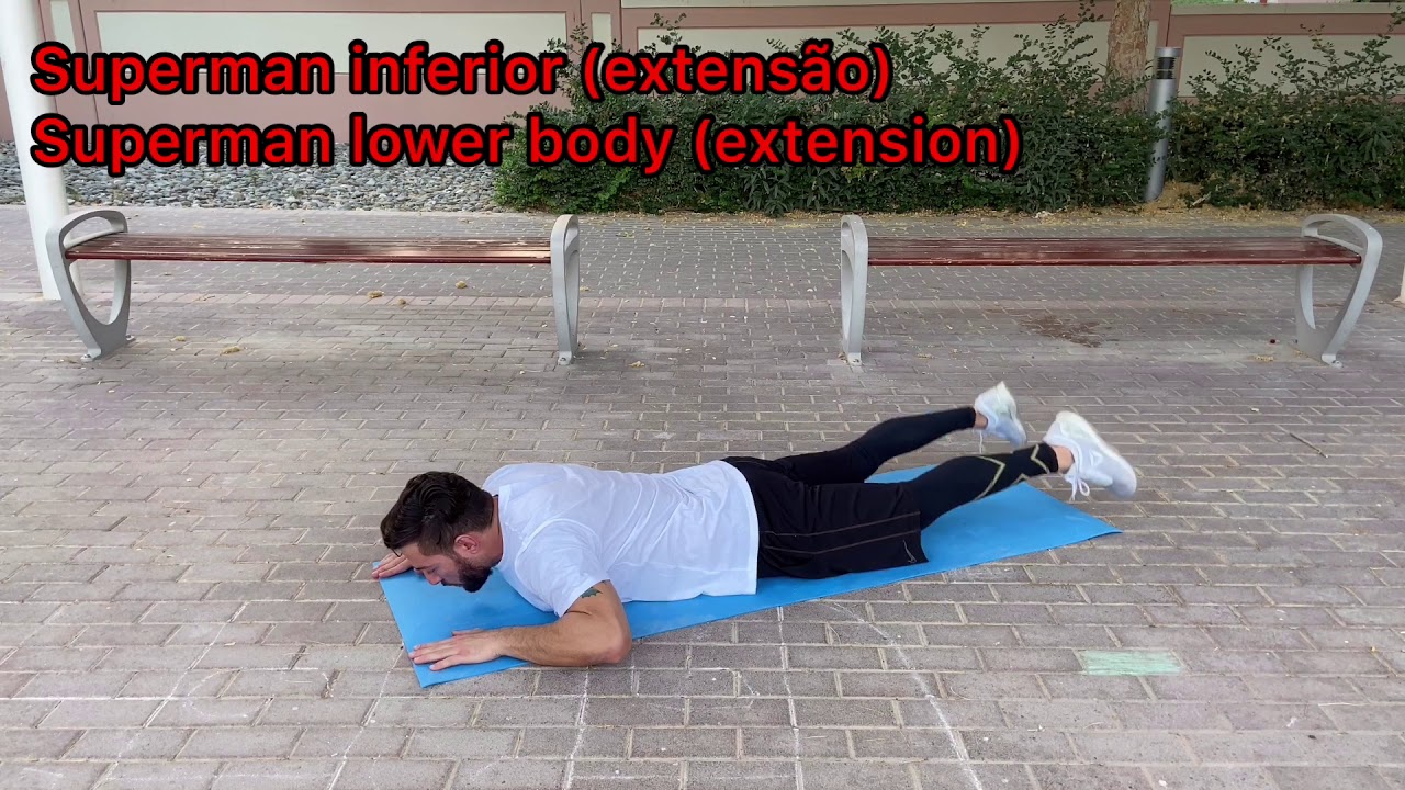 Superman inferior (extensão)/Superman lower body (extension) - YouTube