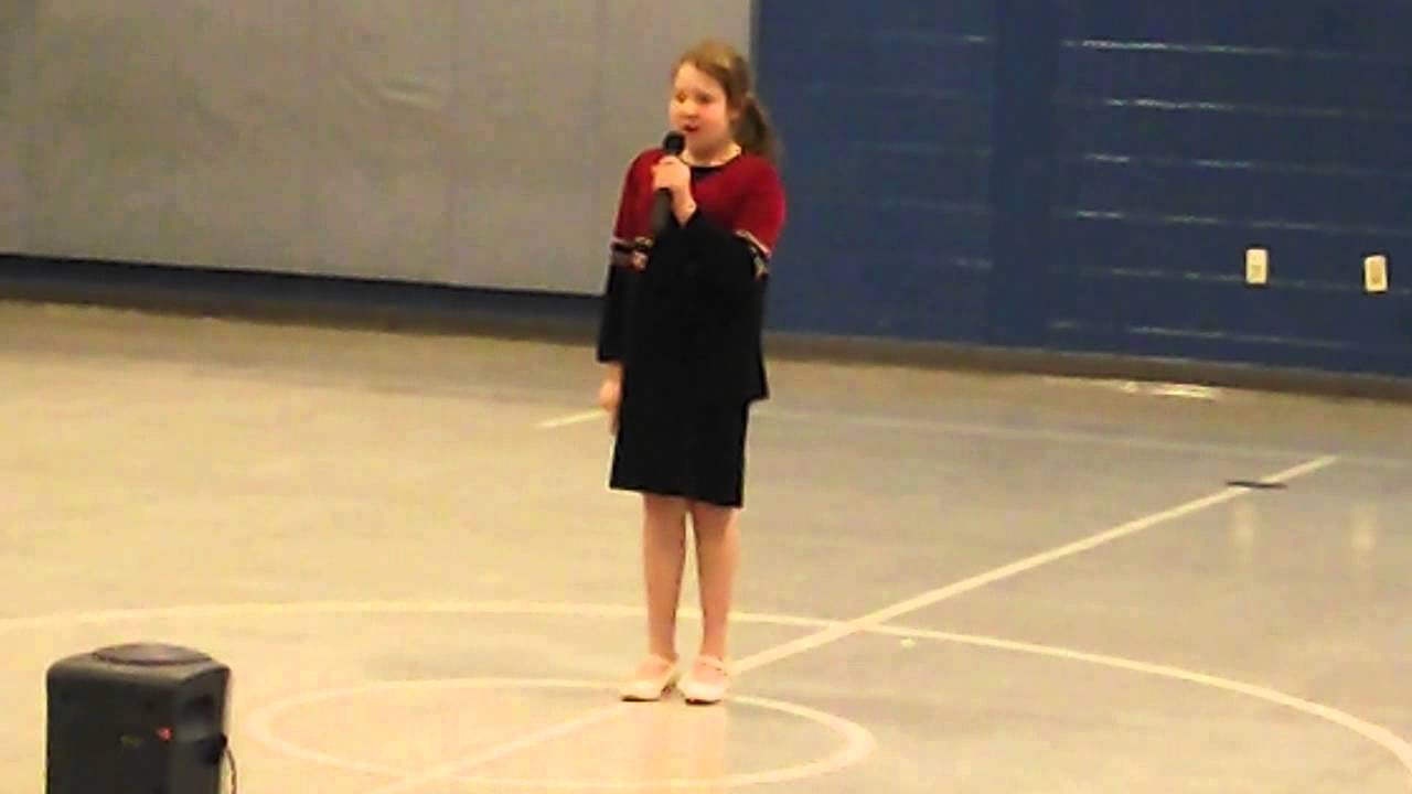 Singing @ talent show - YouTube