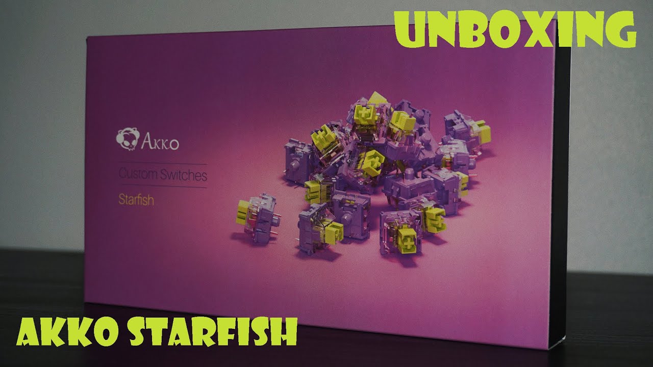 Unboxing AKKO Starfish Switch - YouTube