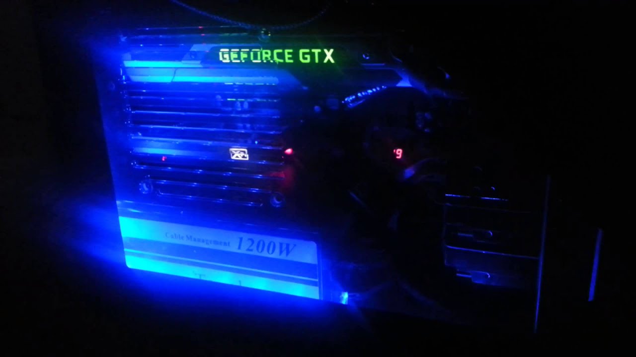 Pc case led lights short video origin pc - YouTube