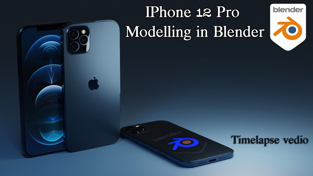 IPhone 12 Pro 3D Modelling in Blender || Speed Modelling || Learn ...