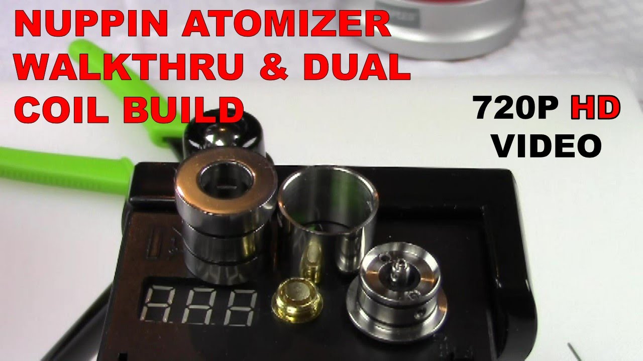 NUPPIN BOTTOMFED REBUILDABLE ATOMIZER WALKTHRU & BUILD - YouTube