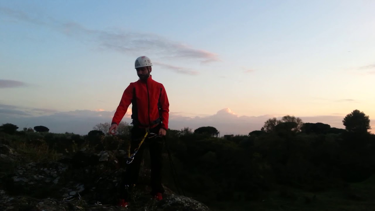 Calata in corda doppia, Piastrina GIGI e Shunt (rope access tecnique ...