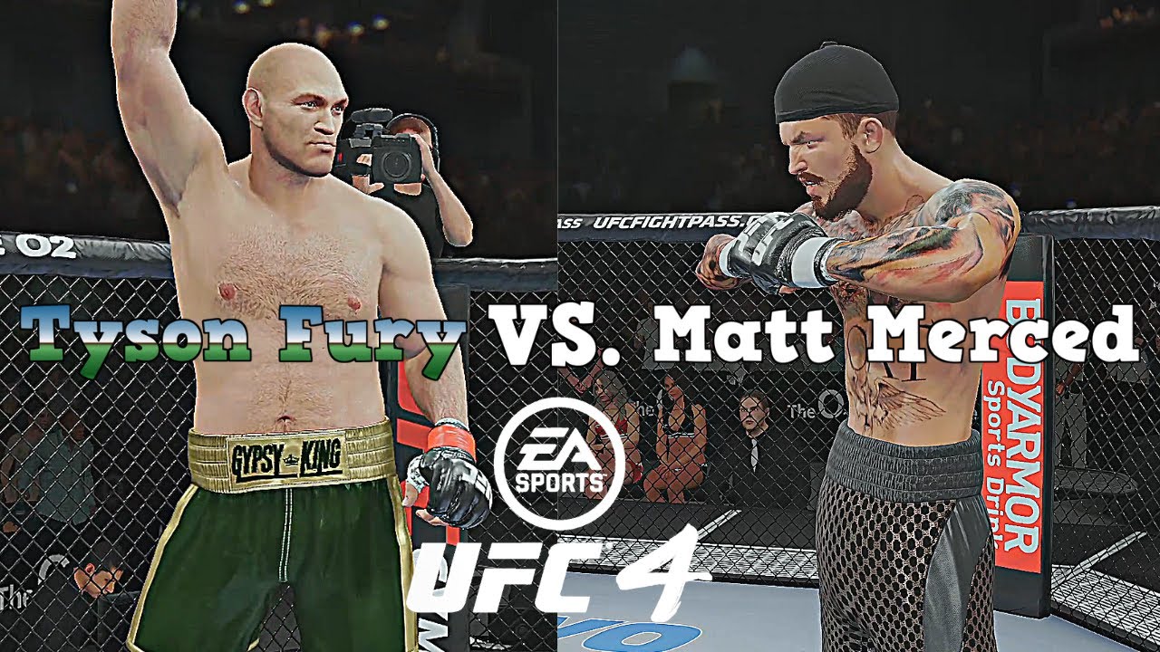 Tyson Fury Vs. Matt Merced : UFC 4 Gameplay (Legendary AI Vs AI) (PS5 ...