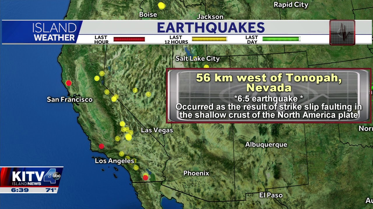 #BREAKING Vegas-Reno highway cracked, closed after 6.5 earthquake in ...
