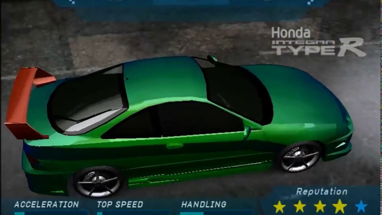 Need for Speed Underground: Customization - Britton Honda Integra - YouTube