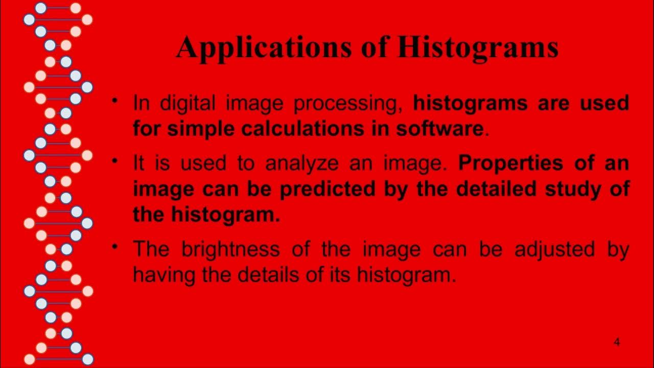 Histogram processing in Digital Image Processing(Tamil) - YouTube