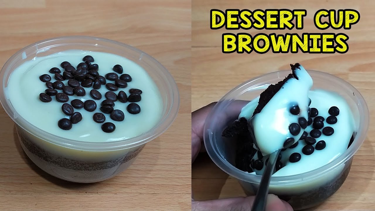 DESSERT CUPS | BROWNIES LUMER VANILLA - YouTube