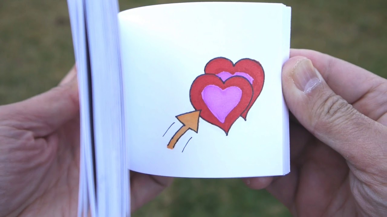 Marriage Proposal Flipbook Animation - YouTube