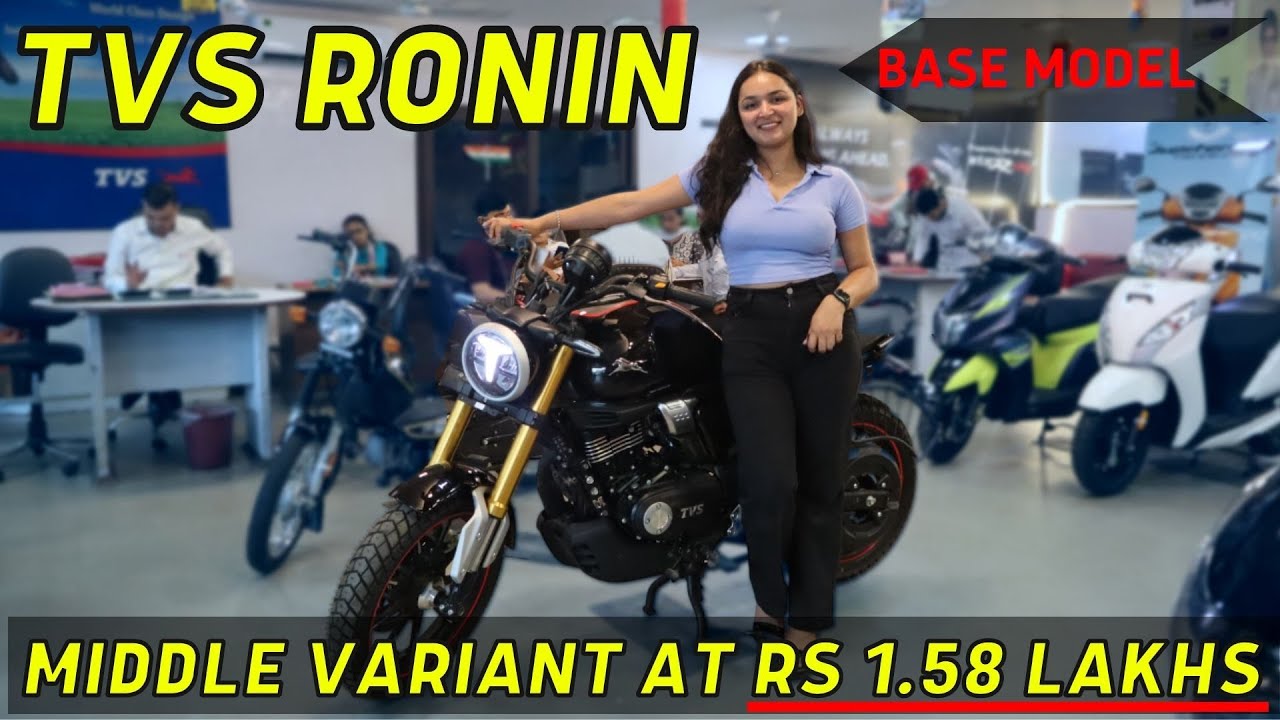 TVS Ronin DS Middle Variant at Rs 1.58 Lakhs | Full Video with All ...