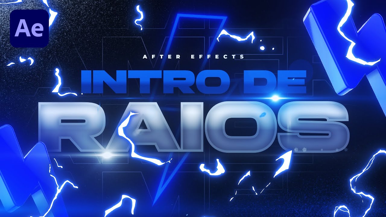 COMO FAZER INTRO DE RAIOS NO AFTER EFFECTS - YouTube