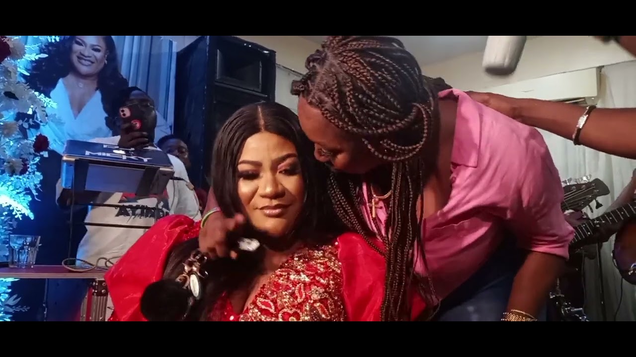 BOYE BEST SINGS FOR NKECHI BLESSING AT HER SURPRISE BIRTHDAY PARTY ...