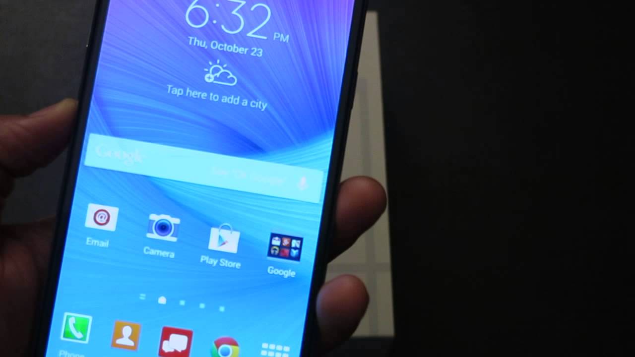 Samsung Galaxy Note 4 (Verizon) Unboxing - YouTube