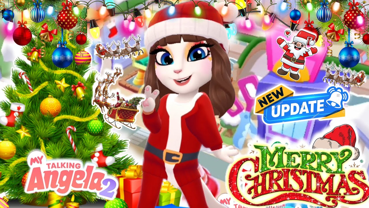 My Talking Angela 2 😍 || Christmas Update 2024 ☃️ Santa Claus ...