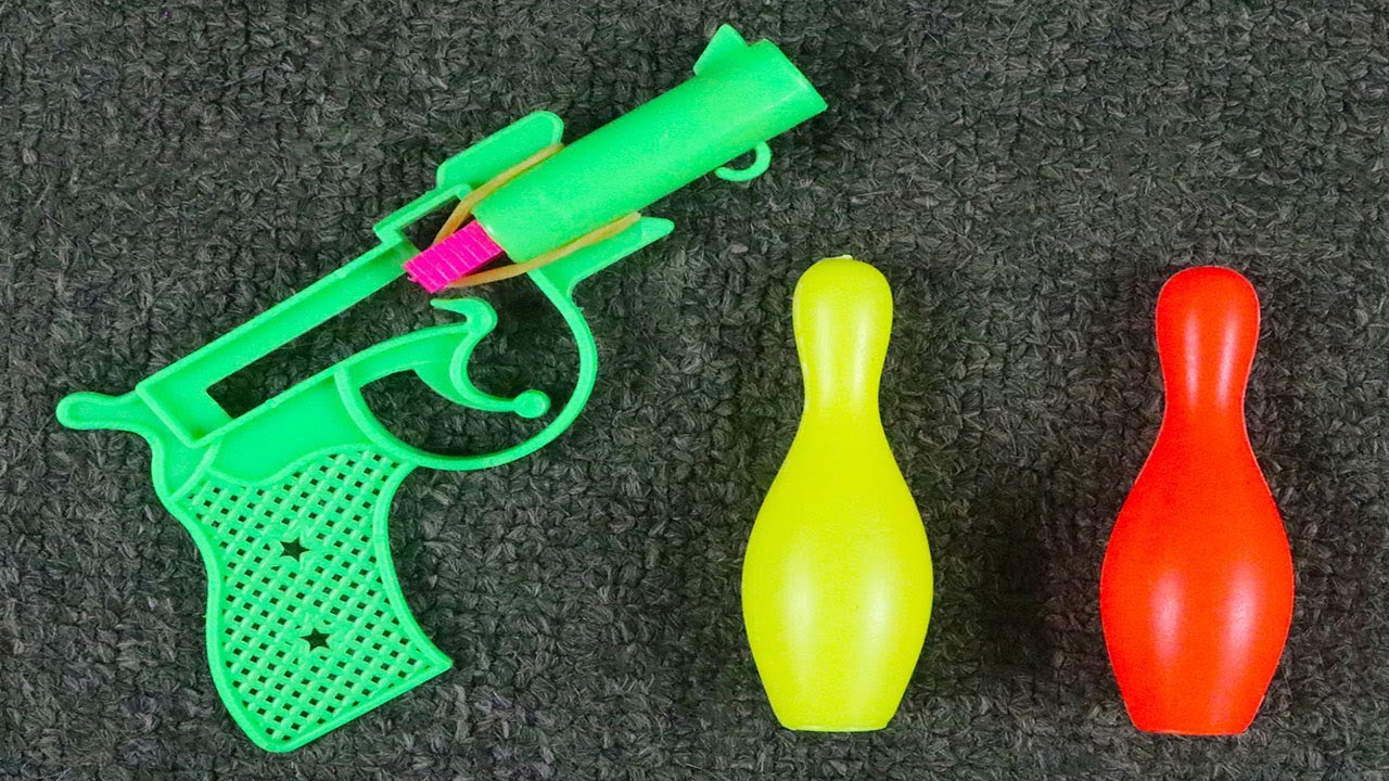 11.5 CM Small Toy Gun with High Speed Mini Toy Racing Car - YouTube