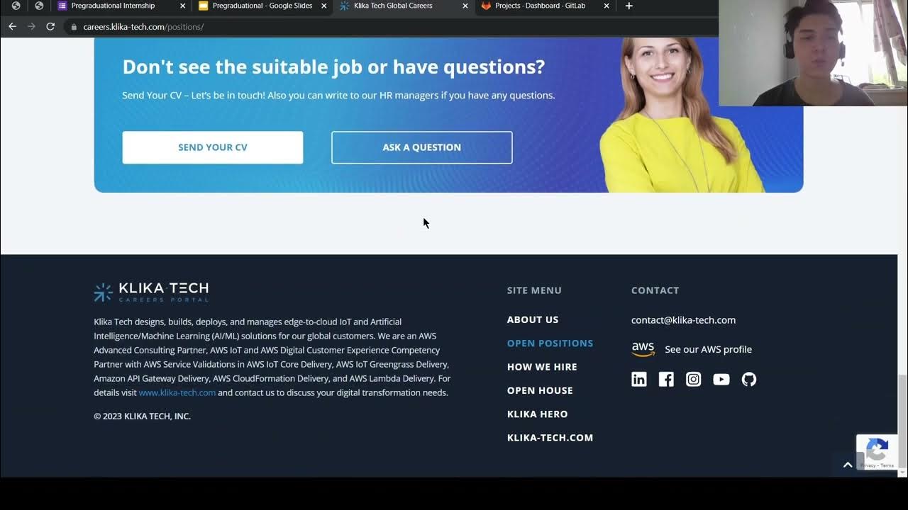 2023 Pregraduational Intership video report - YouTube