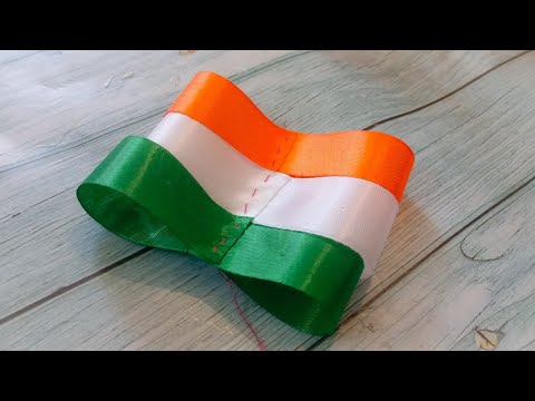 Tricolor Accessories|Republic day Decoration ideas|DIY Tricolor Ring ...