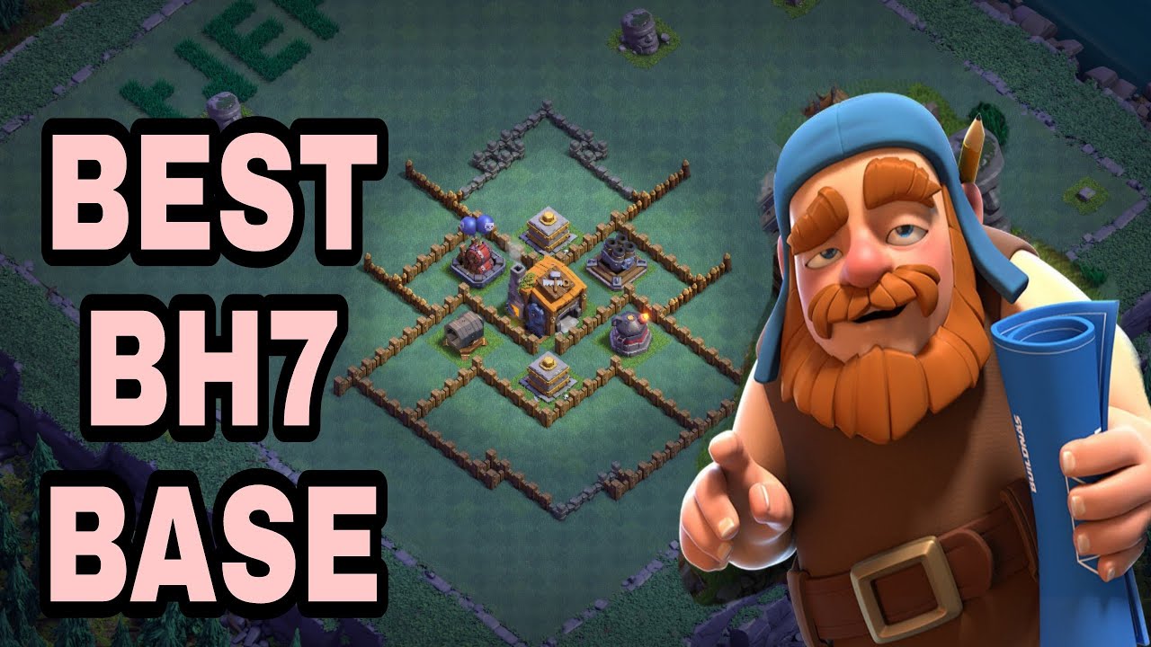 CoC BEST Builder Hall 7 Base | ANTI 2 STAR BH7 BASE | Clash of Clans ...