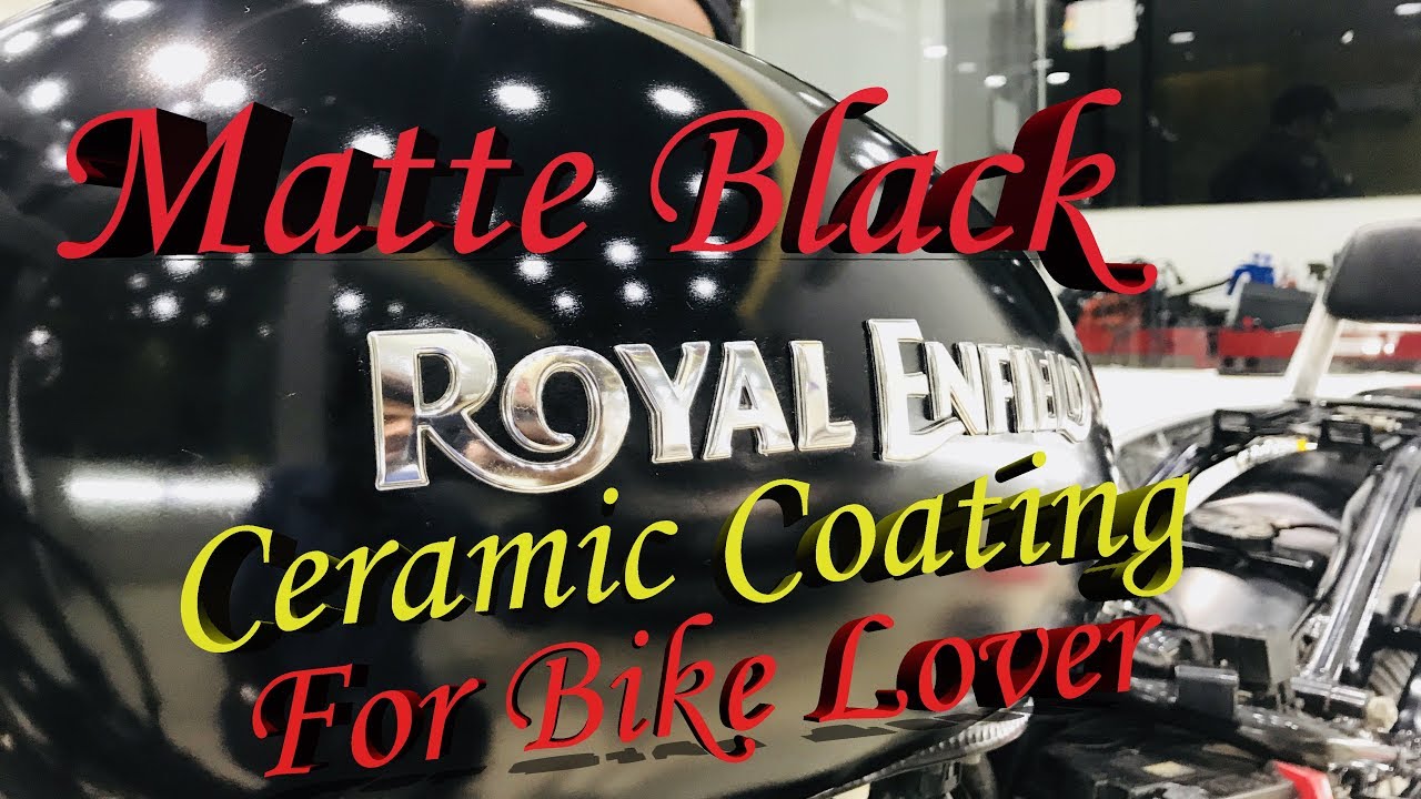 Easy Way to Maintain Motorcycle - Nano Ceramic Coating on Royal Enfield ...