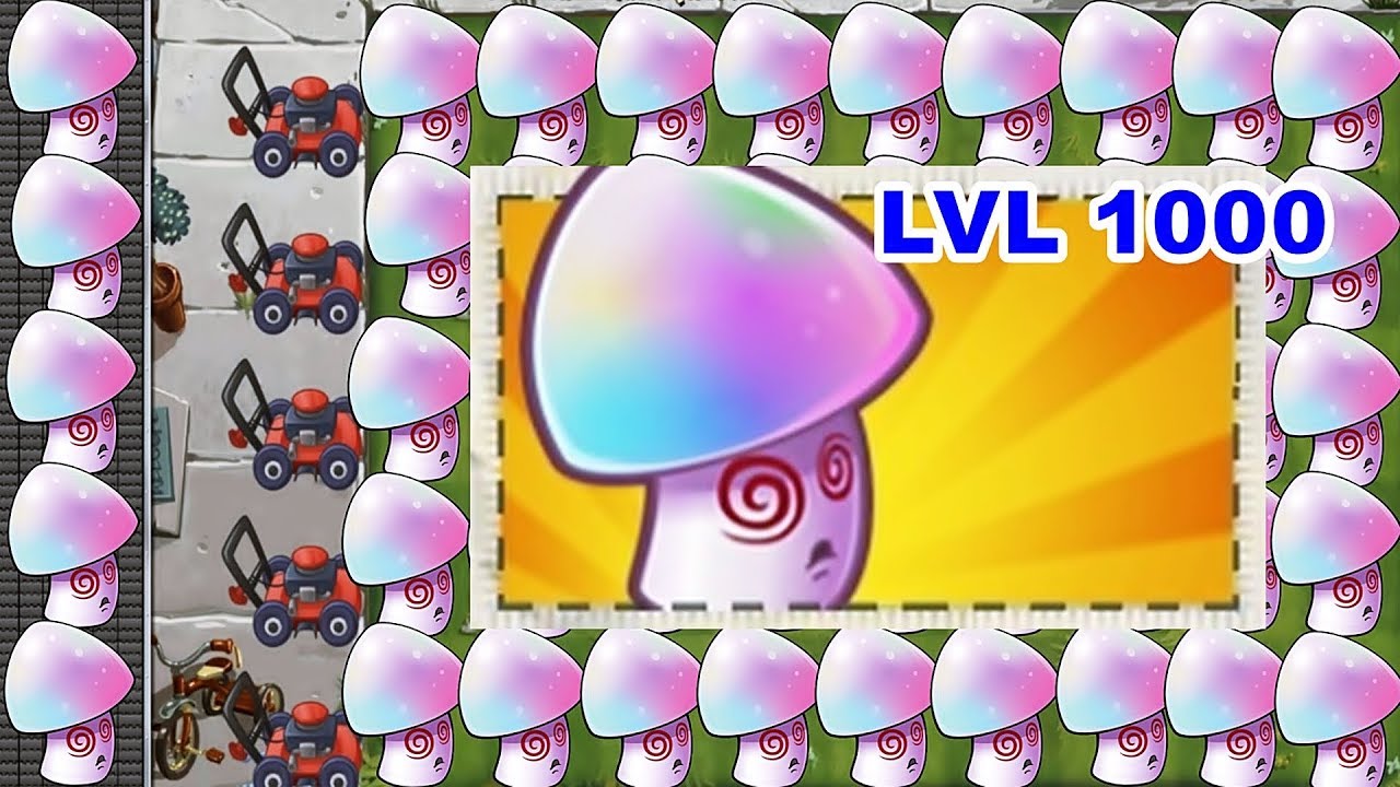 Hypno-shroom Pvz 2 Level 1000 Power-up in Plants vs. Zombies 2 ...