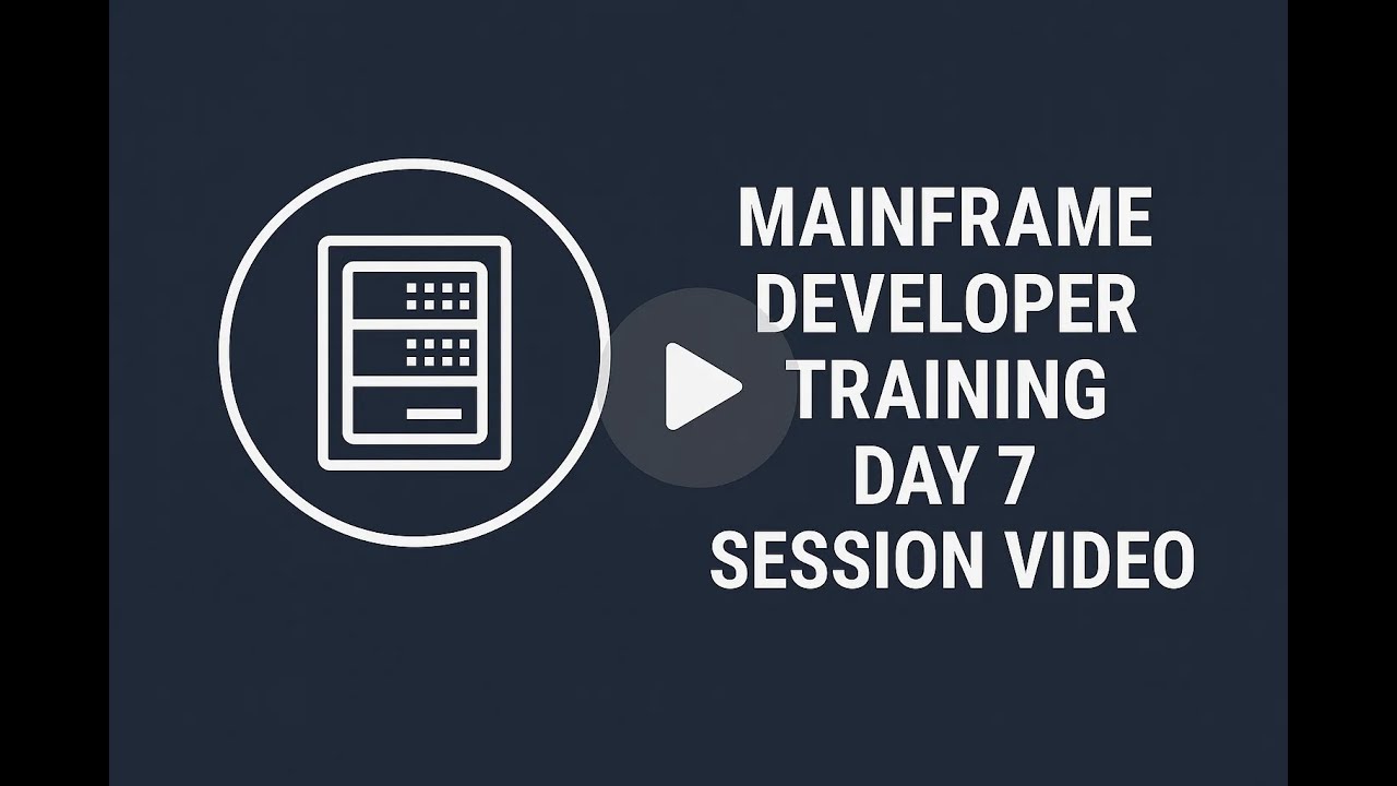 Day7 Dec 15 2025 TSO ISPF Mainframe Introduction - YouTube