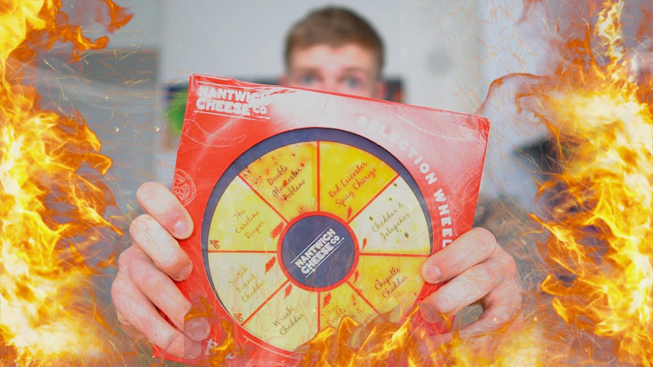 WORLD'S MOST SPICY CHEESE! | SPICY CHEESE WHEEL CHALLENGE! - YouTube