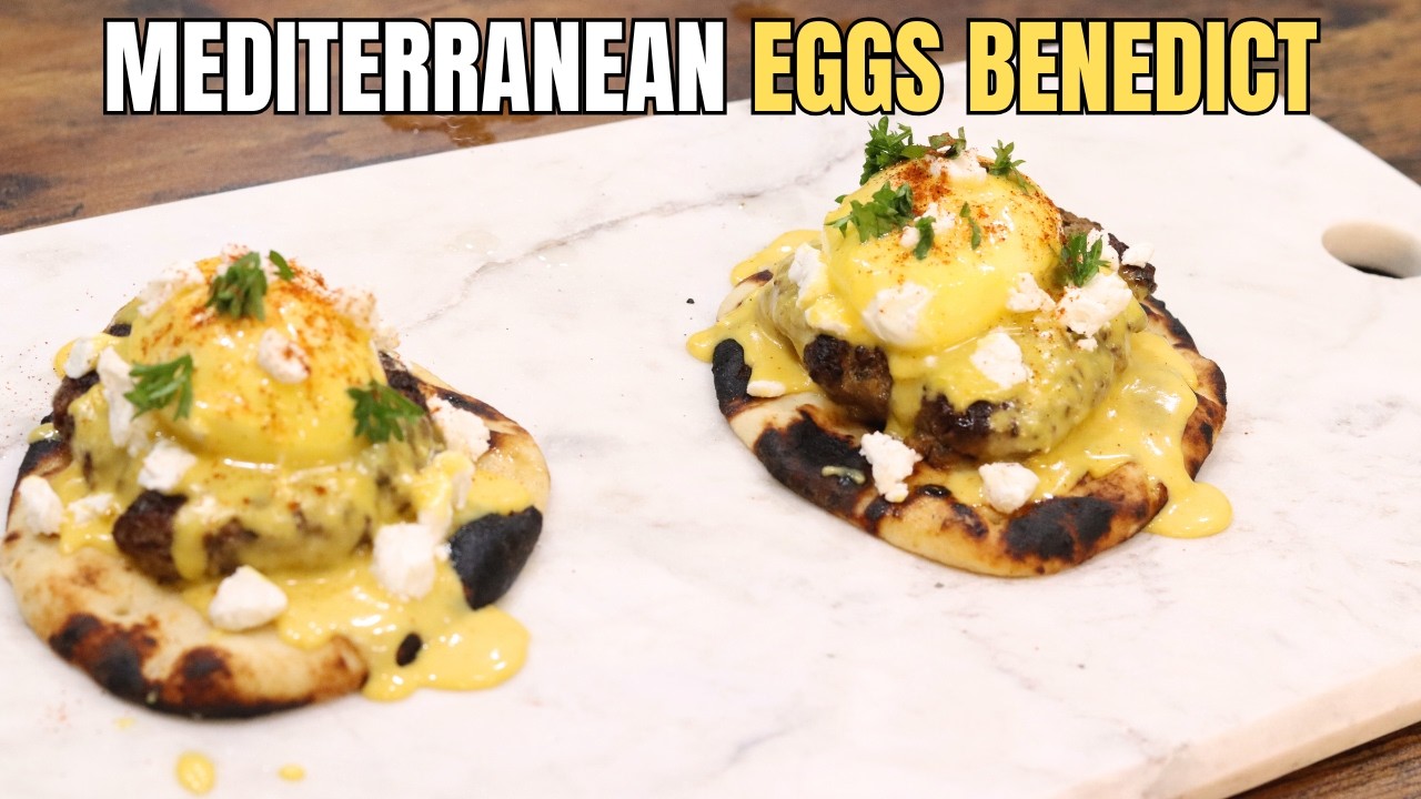 Mediterranean Lamb Kofta Eggs Benedict | Gourmet Brunch Recipe - YouTube