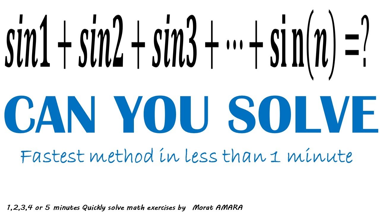 Solving In Less Than 1 Minute