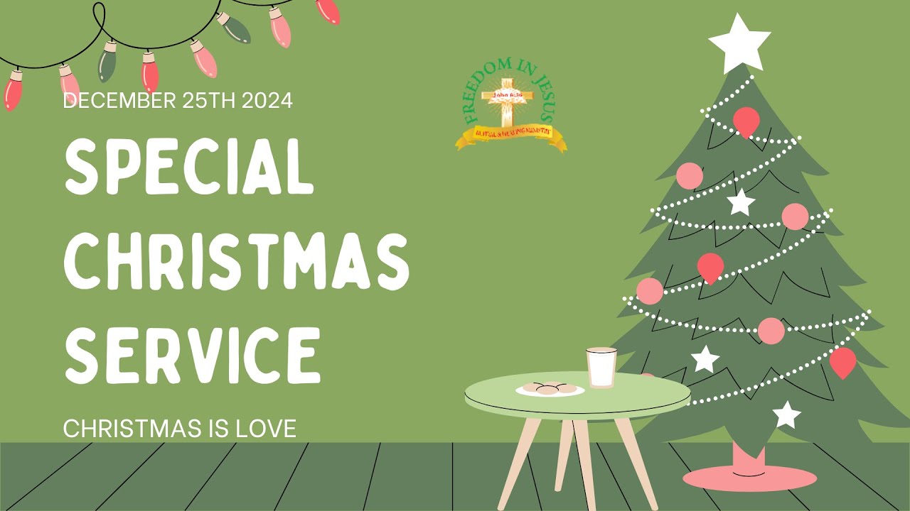 SPECIAL SUNDAY CELEBRATION SERVICE : 22ND DECEMBER 2024 - YouTube