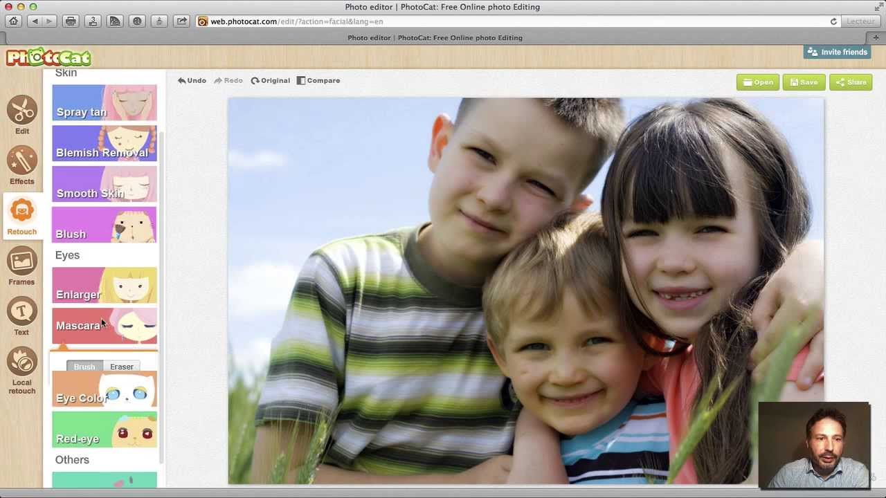 PhotoCat : retouchez les photos de toute la famille ! - YouTube