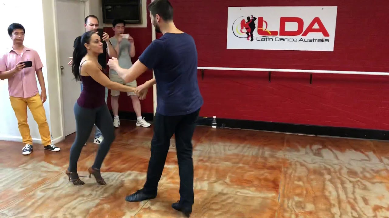 Advanced Salsa move #420 - The around and around and around the world ...