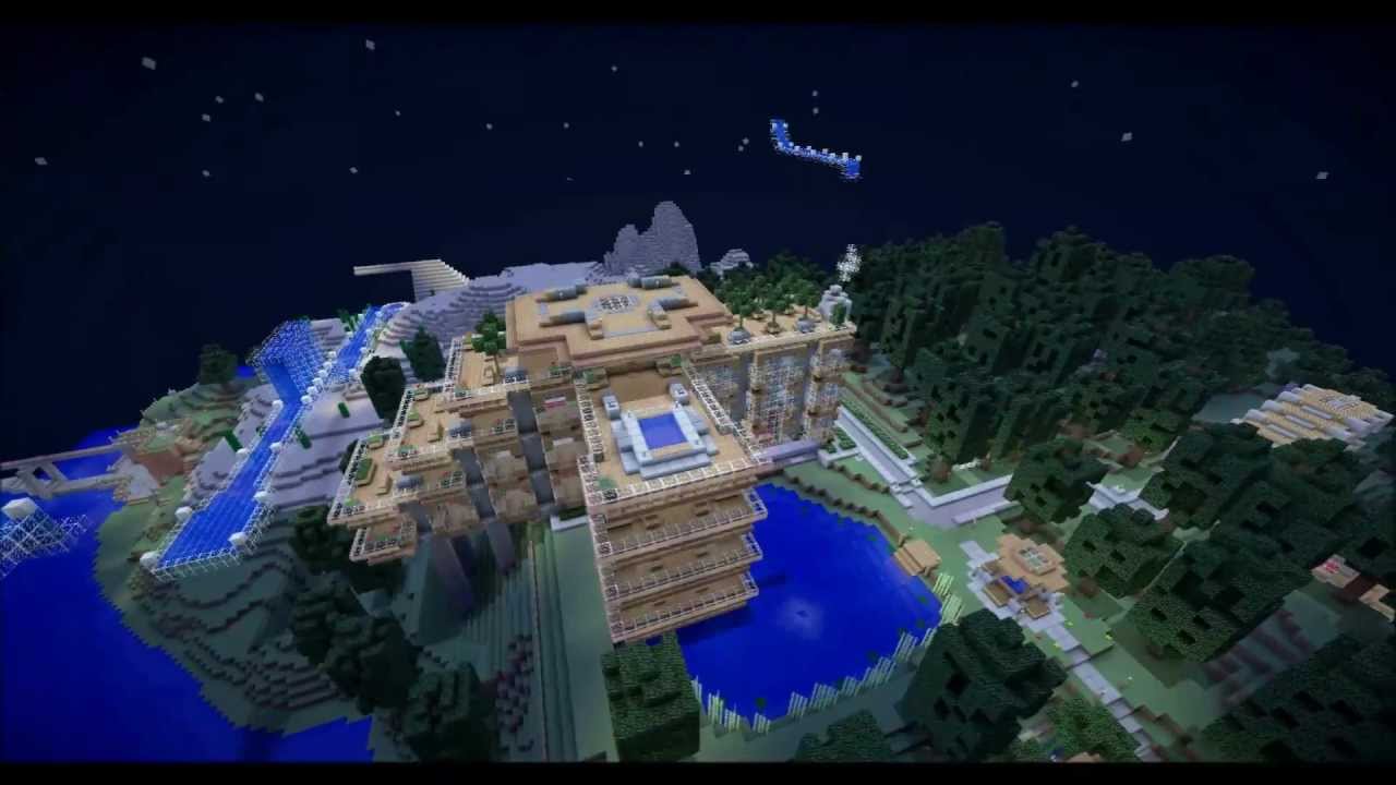 Minecraft Epic Map Review #15 : Hillside Manor [Full-HD] - YouTube