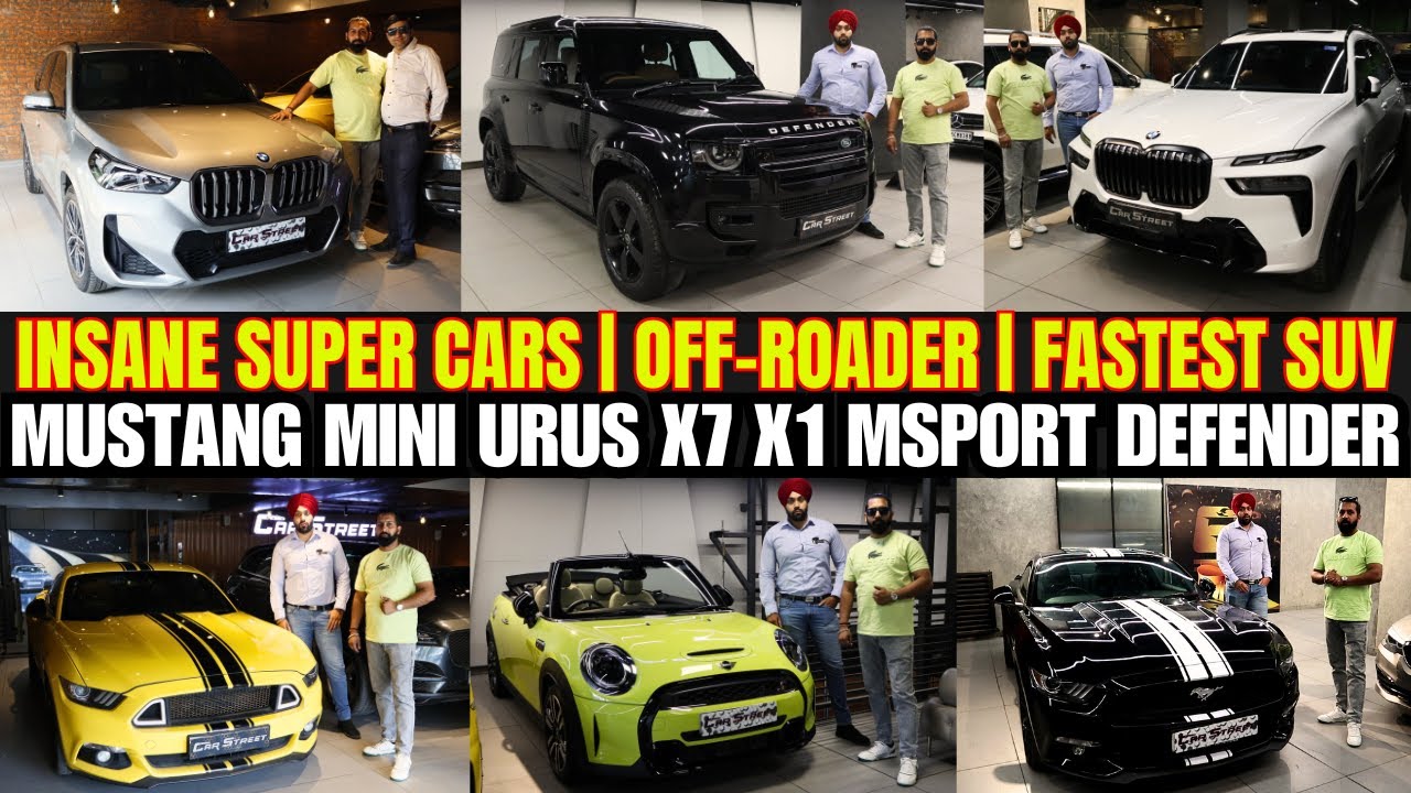 High End luxury & Sports Cars | Lamborghini URUS, Mustang, MINI Cooper, Defender, BMW X7, X1 ...