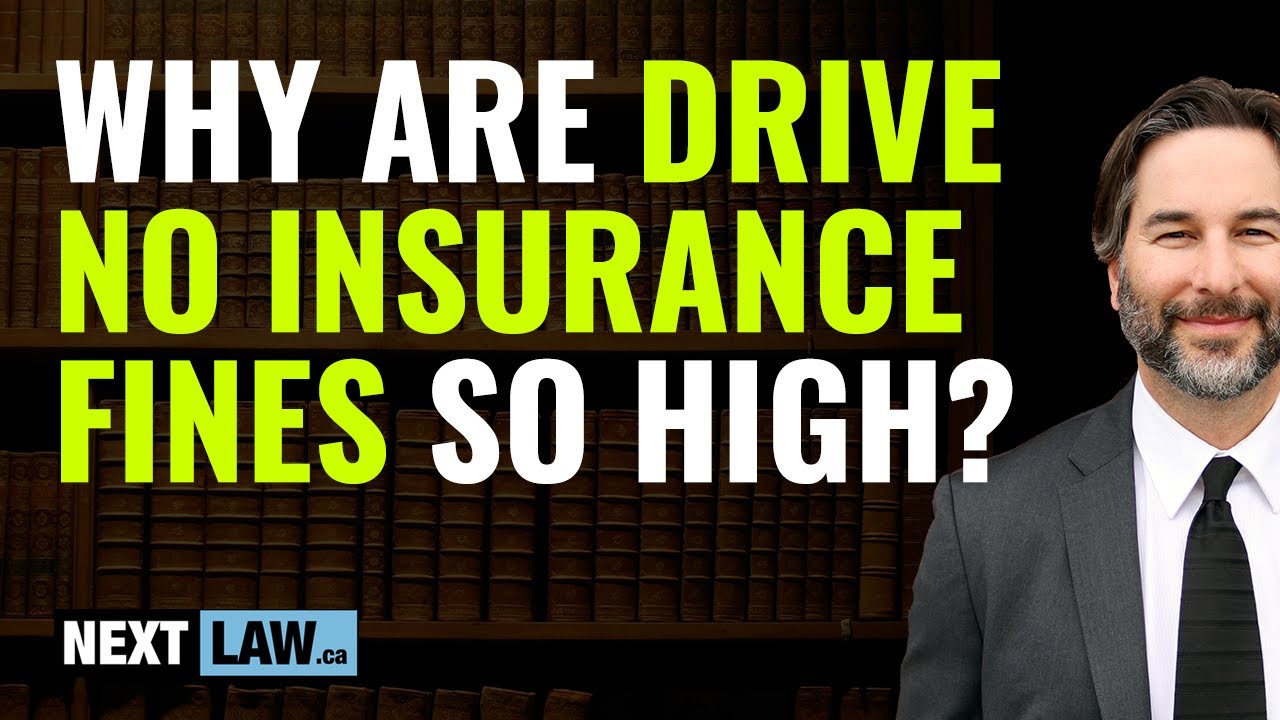 Why is the fine for Driving without Insurance so high in Ontario? - YouTube