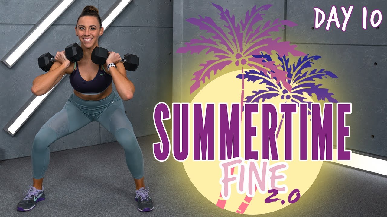 40 Minute Legs AMRAP Workout | Summertime Fine 2.0 - Day 10 - YouTube