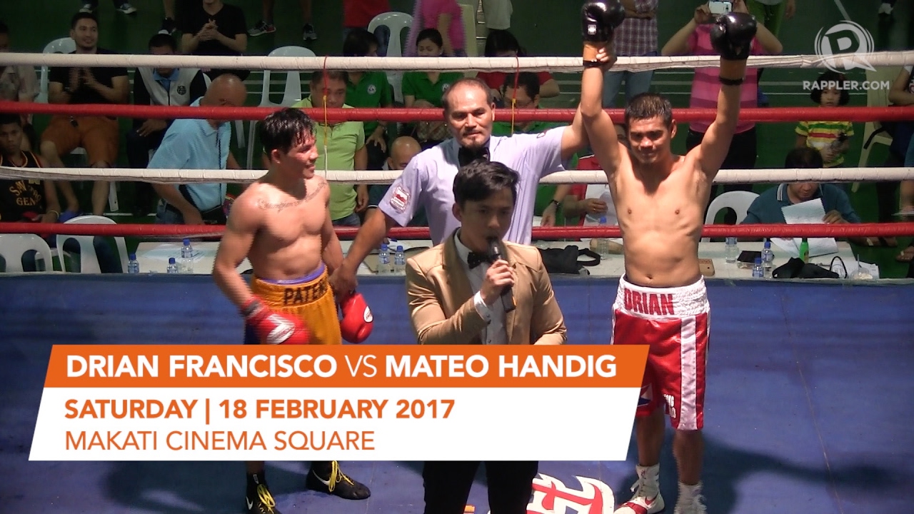 Rappler Fight Night: Drian Francisco vs Mateo Handig - YouTube