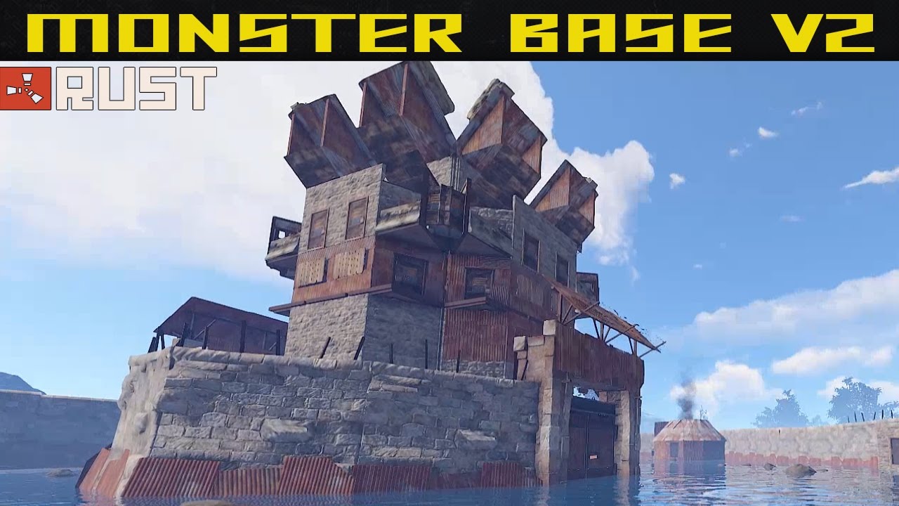 Monster Base v2 [RUST Base Design Tutorial] - YouTube