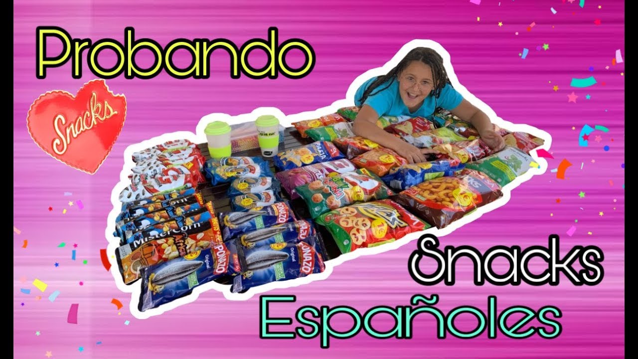 PROBANDO SNACKS ESPAÑOLES - YouTube