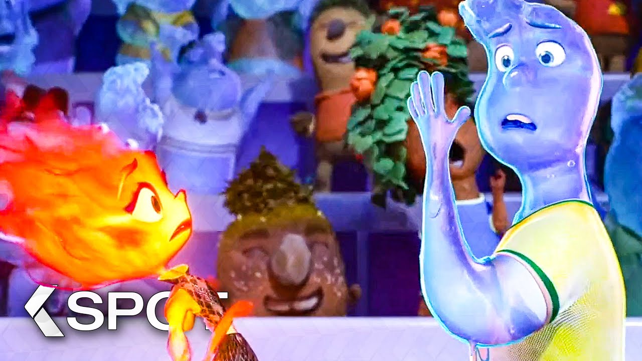 ELEMENTAL “Fire & Water High Five!” New Spot (2023) Pixar - YouTube