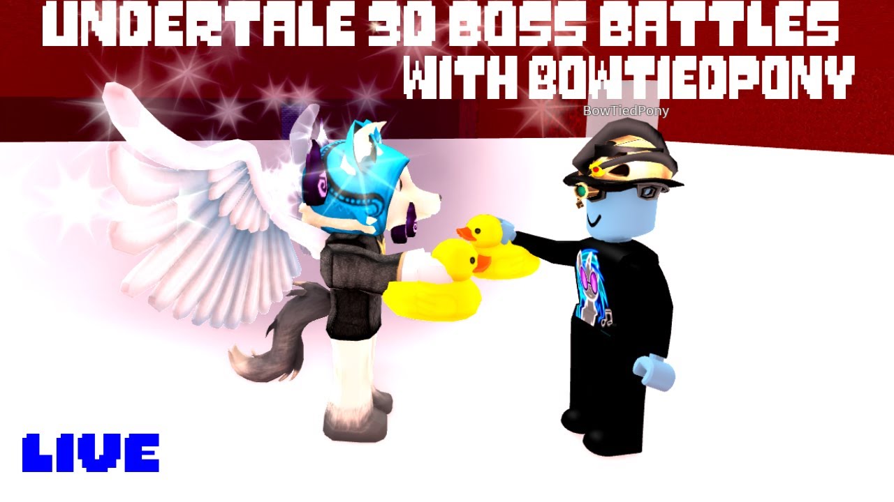 Undertale 3D Boss Battles Live! | Roblox - YouTube