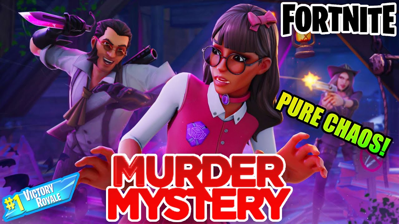 Pure CHAOS in Fortnite Murder Mystery! - YouTube