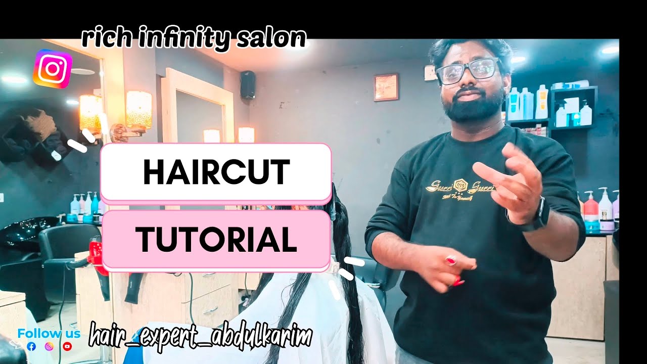 Square Layer Hair Cut/Step Layer hair Cut कैसे करे/ Easy Hair Cut हिंदी ...