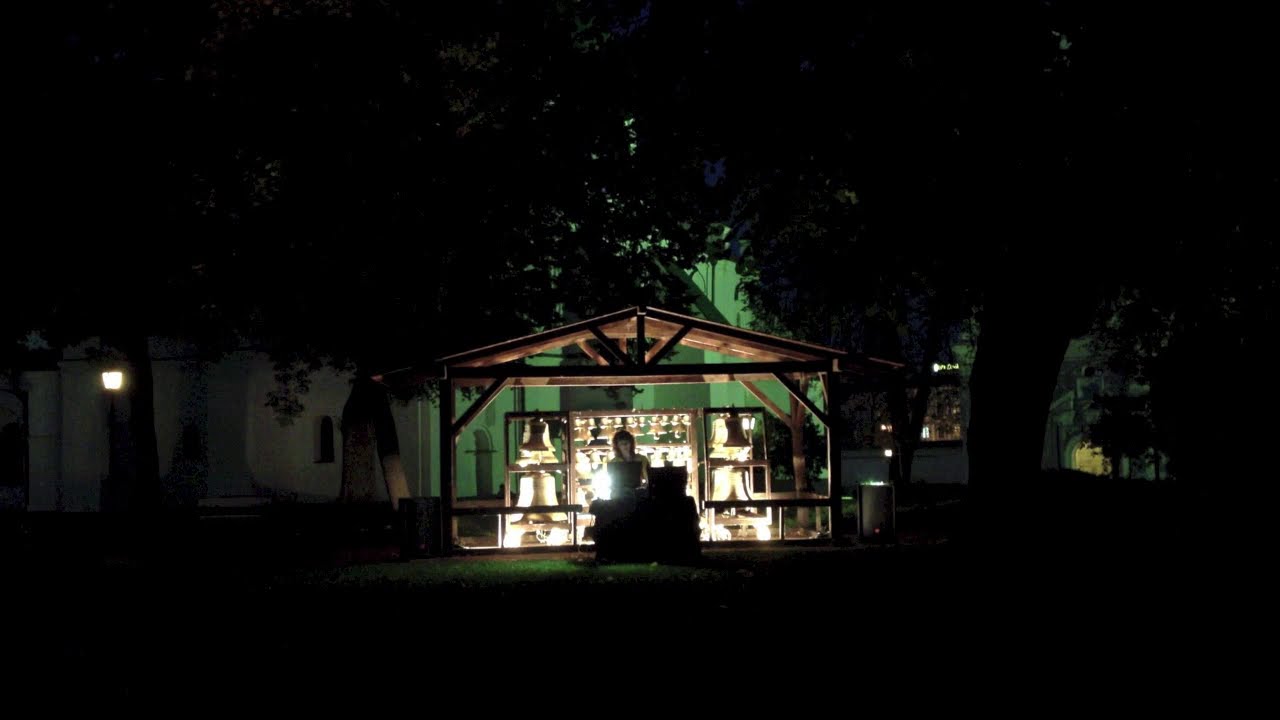 A carillon "musical instrument" Bell Tower. - YouTube