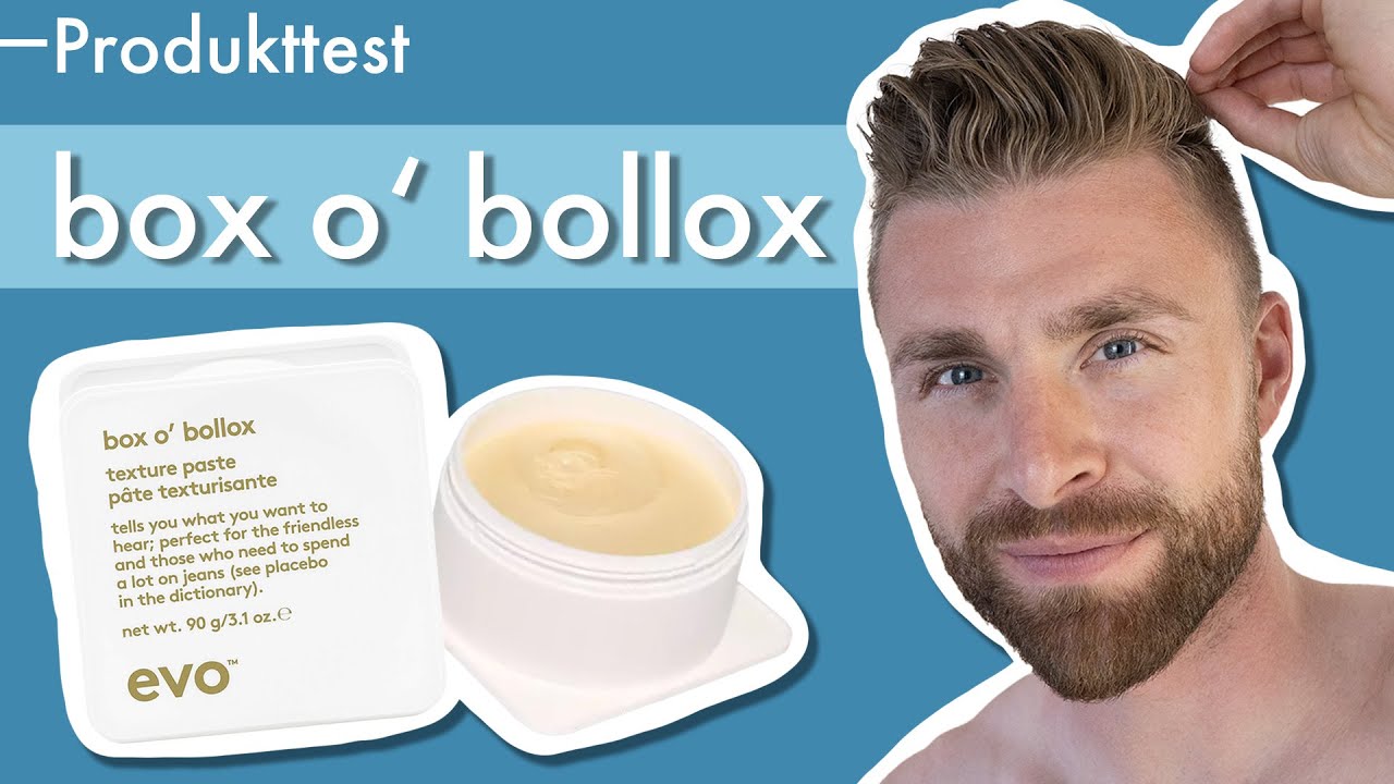 Evo: Box 'O Bollox Texture Paste HAARSTYLING PRODUKTTEST - YouTube