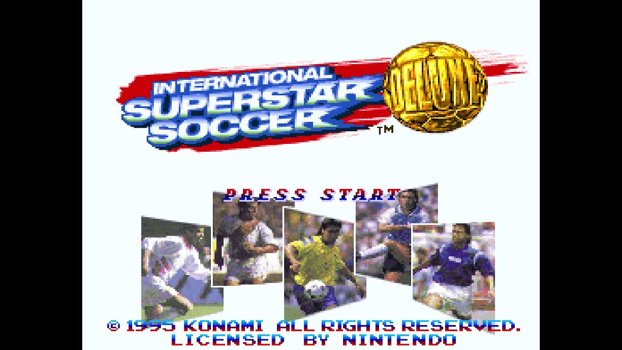 International Superstar Soccer Deluxe. [SNES - Konami]. (1995 ...