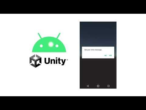 Alert Dialog in Unity Android App - YouTube