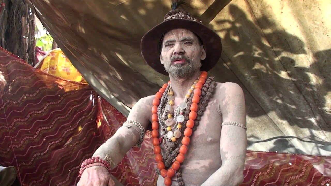 DHUNICAST Interview with Naga Baba Sri Gajendra Giri Ji at 2010 Hardwar ...
