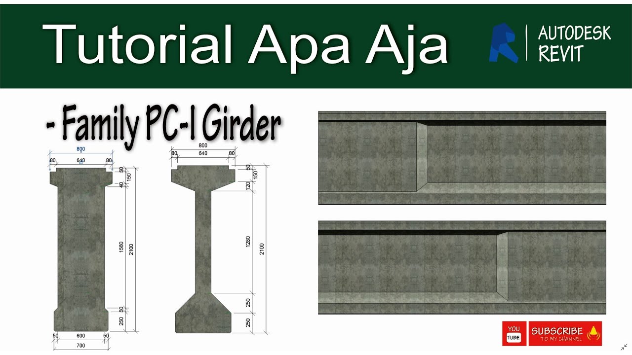 PC I Girder Beam Family In Revit YouTube pc-i-girder-beam-family-in-revit-youtube